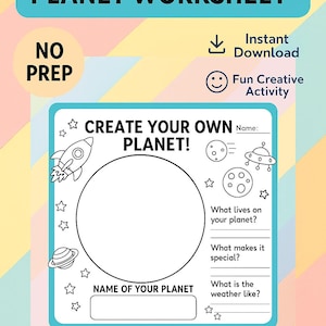 Build Your Own Planet — STEM + Art Fun! - Etsy