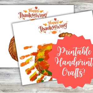 Thanksgiving Theme Handprint Craft. Toddler Activity. Toddler Art ...