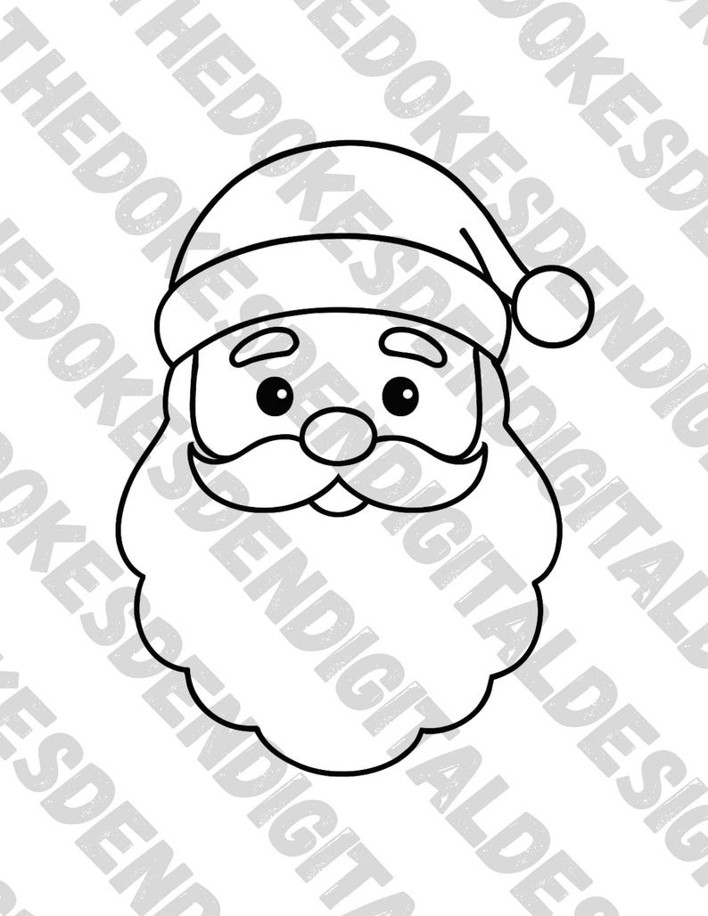 Cotton Ball Santa Craft for Kids – Easy Holiday Activity - Etsy