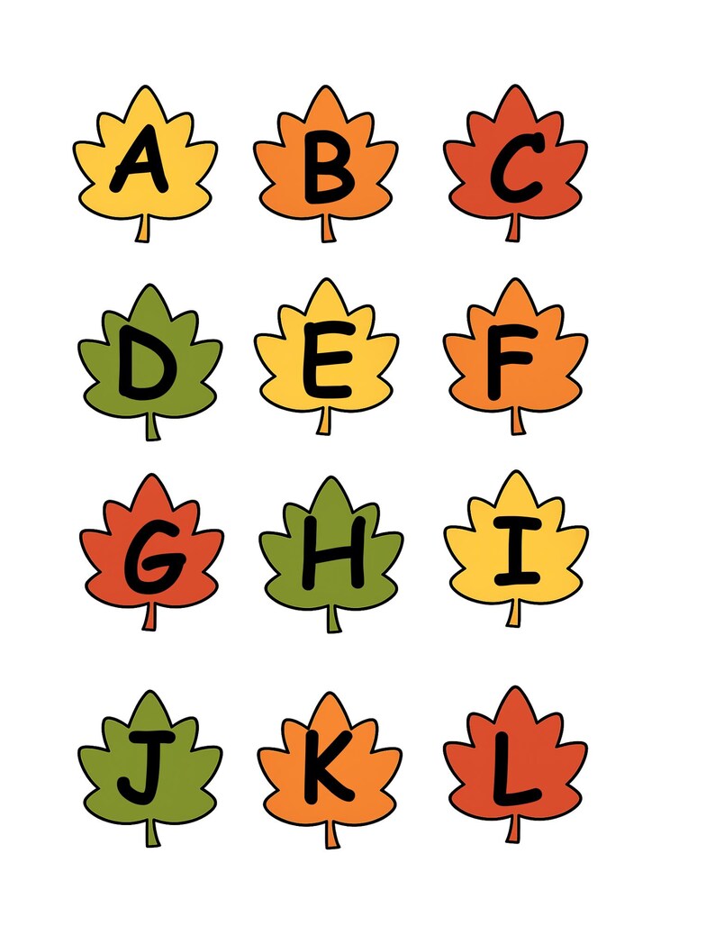 Fall Name Tree Craft: Kids' Learning Activity (printable Download - Etsy
