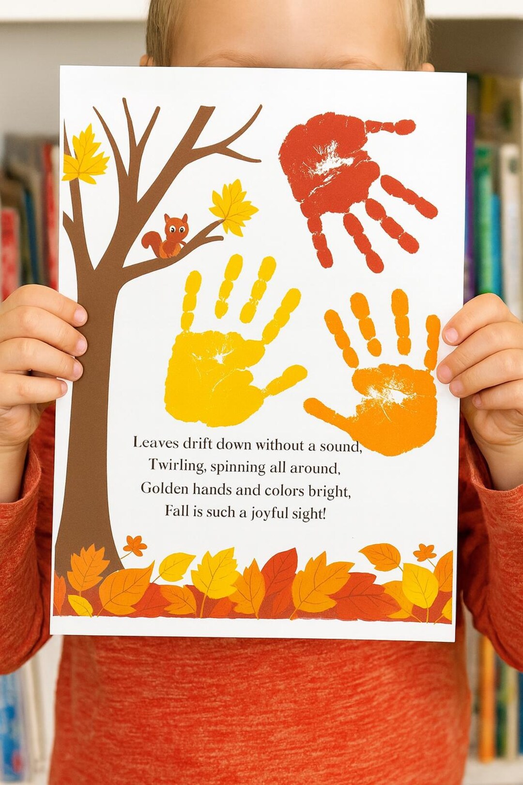 Printable Fall Handprint Tree Craft for Kids | Autumn Poem Keepsake ...