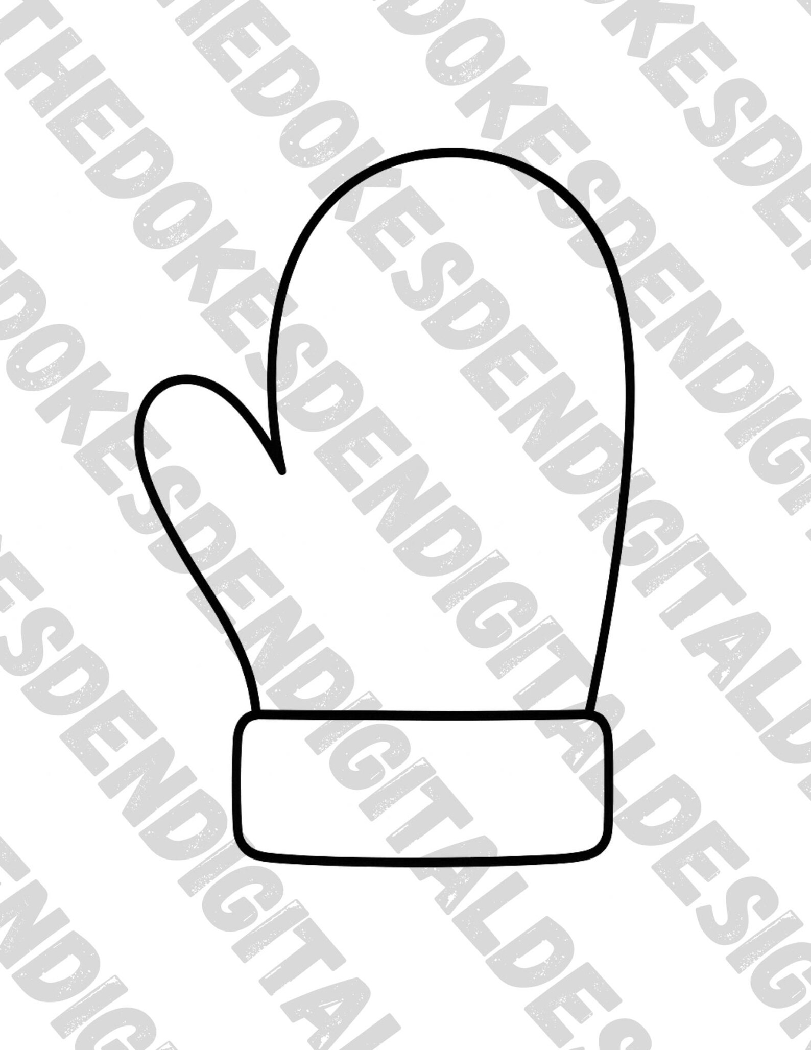 Winter Mitten Handprint Craft for Kids - Etsy