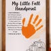 Fall Handprint Craft for Kids – Printable Poem Activity for Classrooms ...