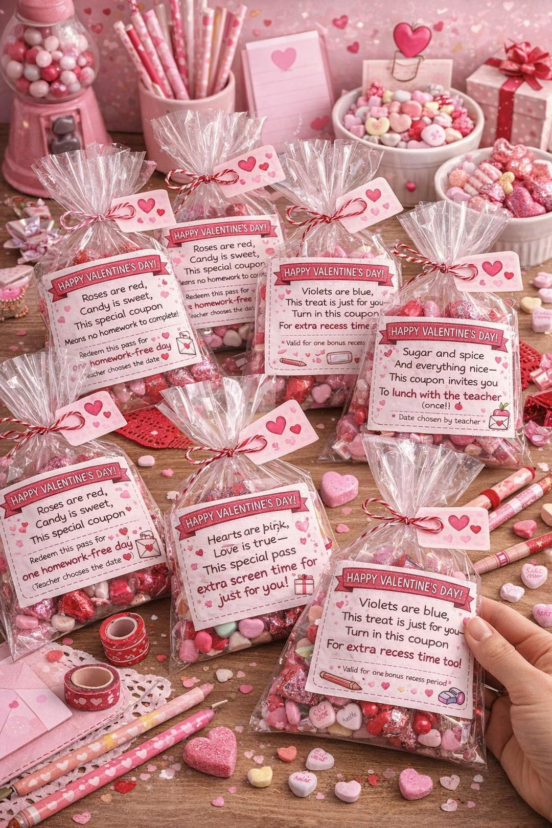 Printable Valentine’s Day Teacher Coupons | Classroom Rewards | No Prep ...