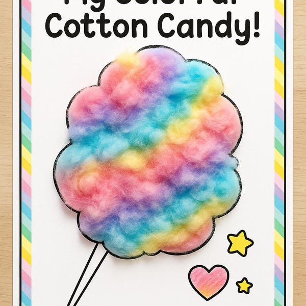 Cotton Candy Art - Etsy