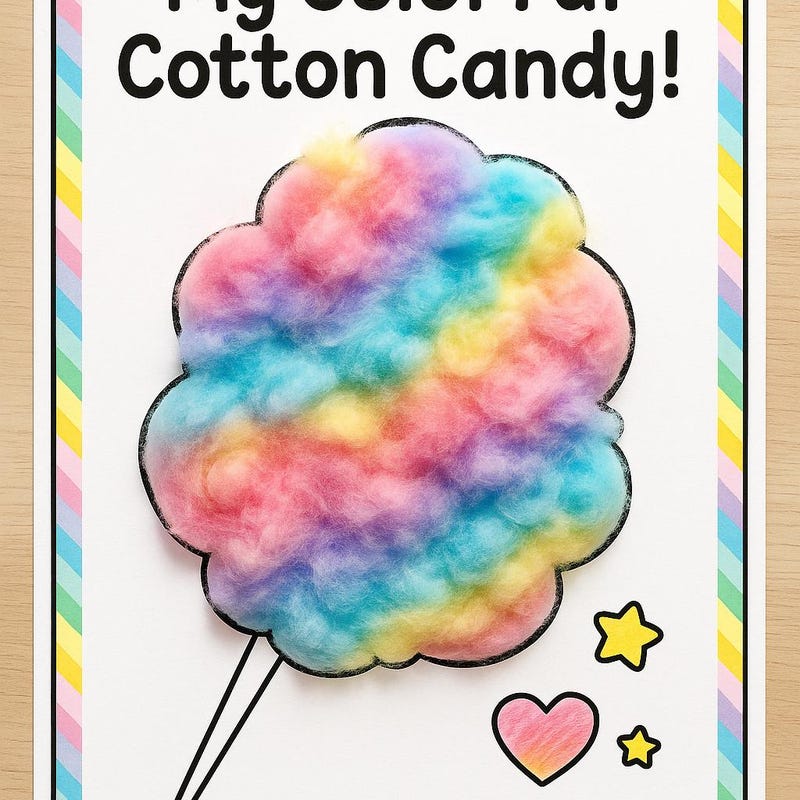 Fluffy Art Cotton Candy - Etsy