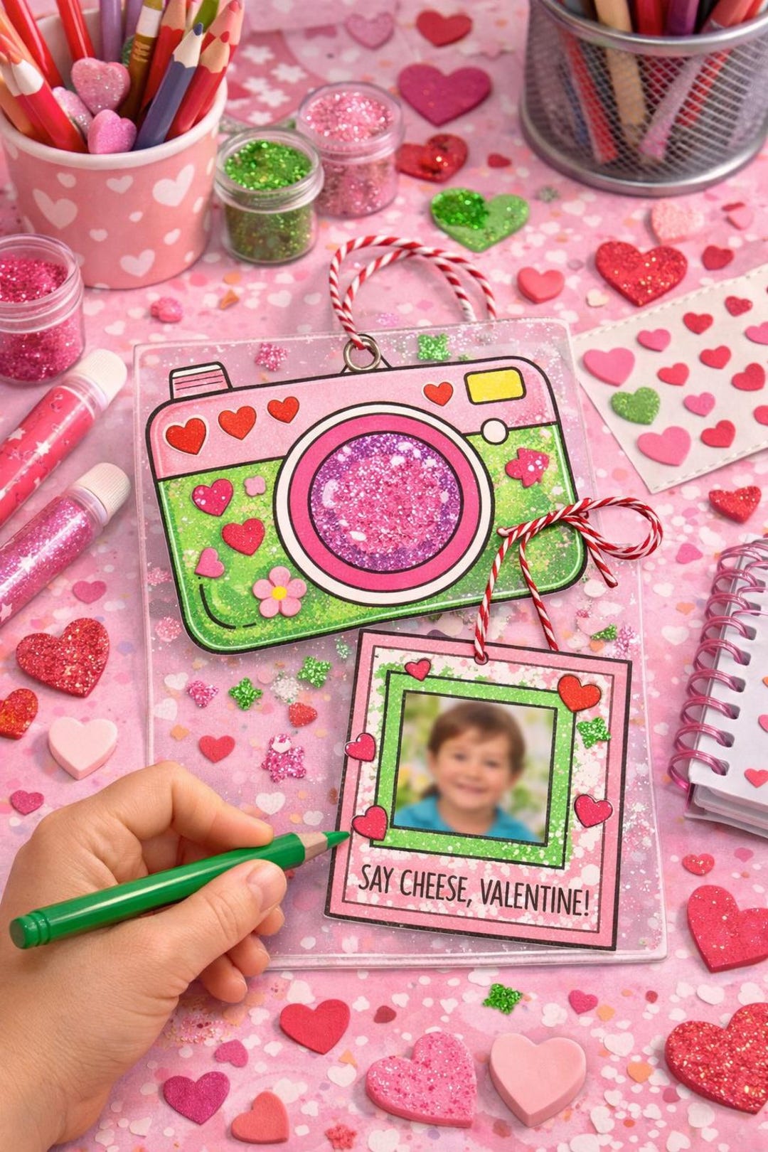 Say Cheese, Valentine! Photo Keepsake Craft | Valentine’s Day Classroom ...