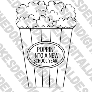 Poppin' Into a New School Year Craft | No Prep Back to School Printable ...