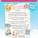 First Day of School Welcome Letter: Printable Teacher Handout (PDF ...
