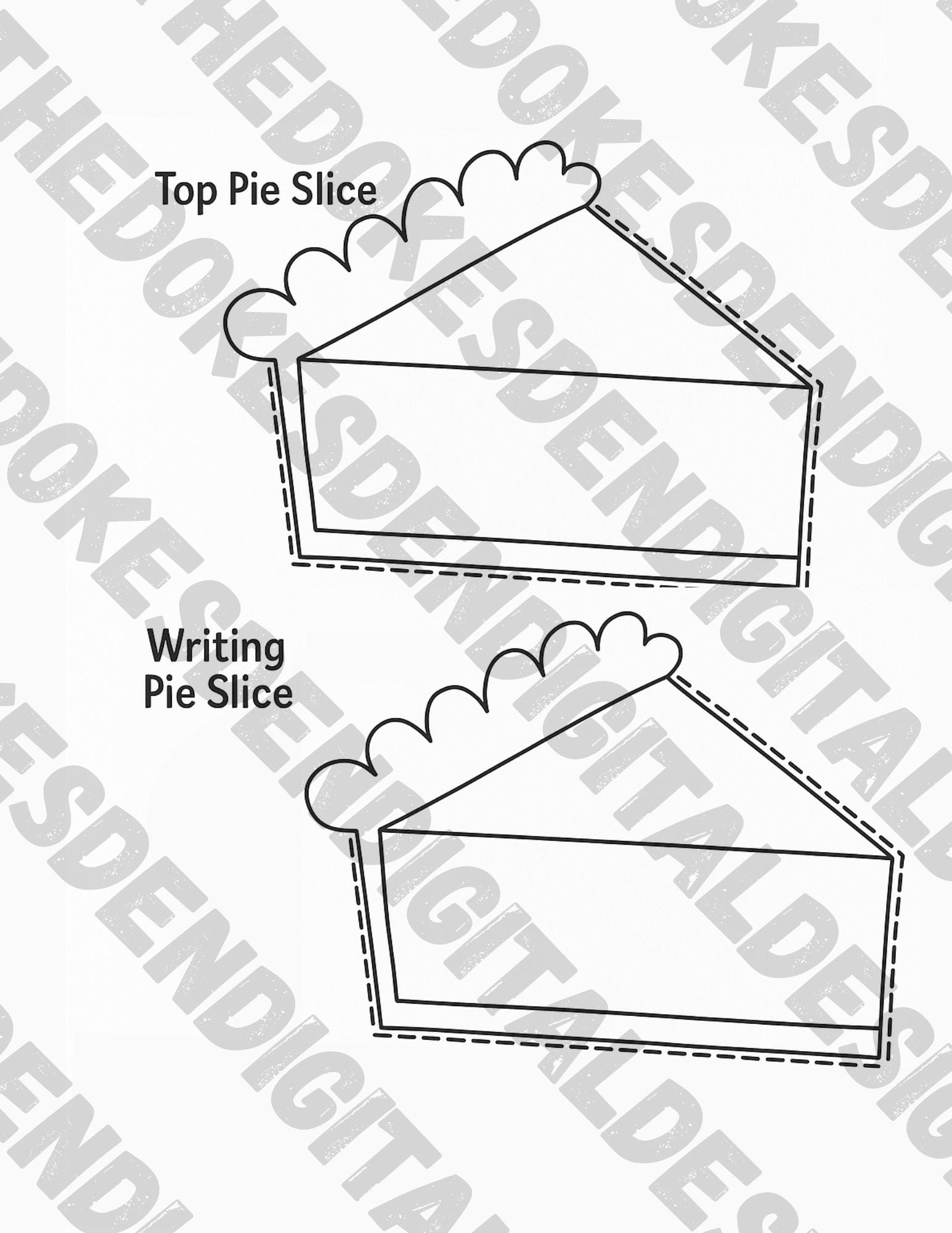 Printable Pumpkin Pie Thanksgiving Card Craft for Kids – DIY Holiday ...