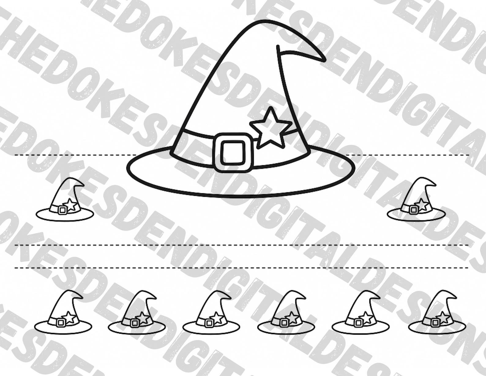 Halloween Paper Hat Crafts for Kids | No Prep Printable Classroom ...