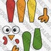 Printable Turkey Craft: Thanksgiving Cut and Paste Activity (digital ...