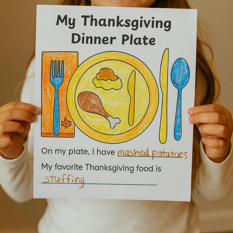 Thanksgiving Plates - Etsy