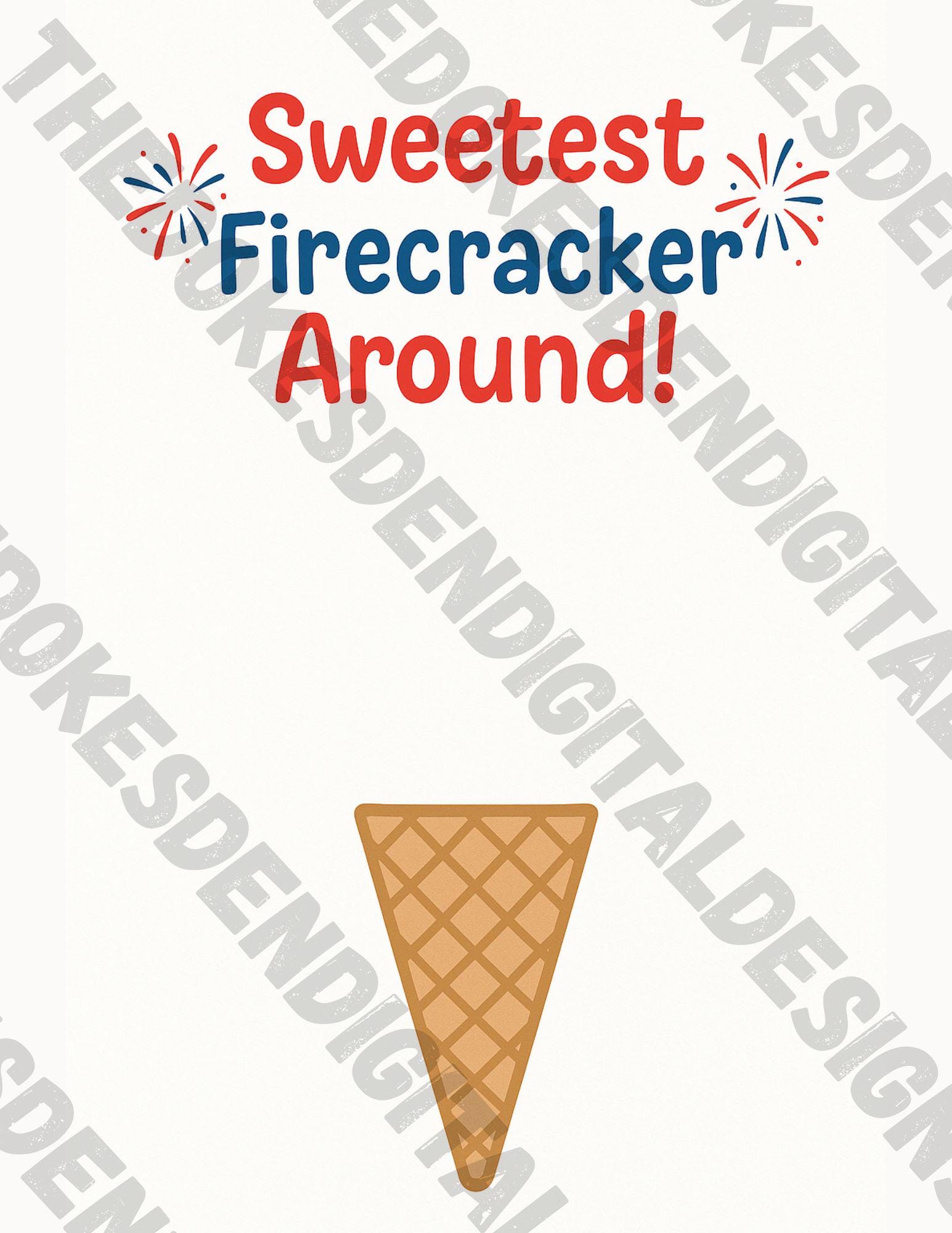 Handprint Ice Cream Cone – Fun 4th of July Activity for Little ...