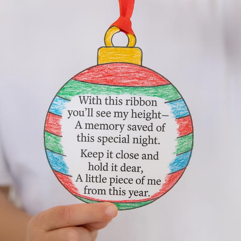 Height Poem Ornament - Etsy