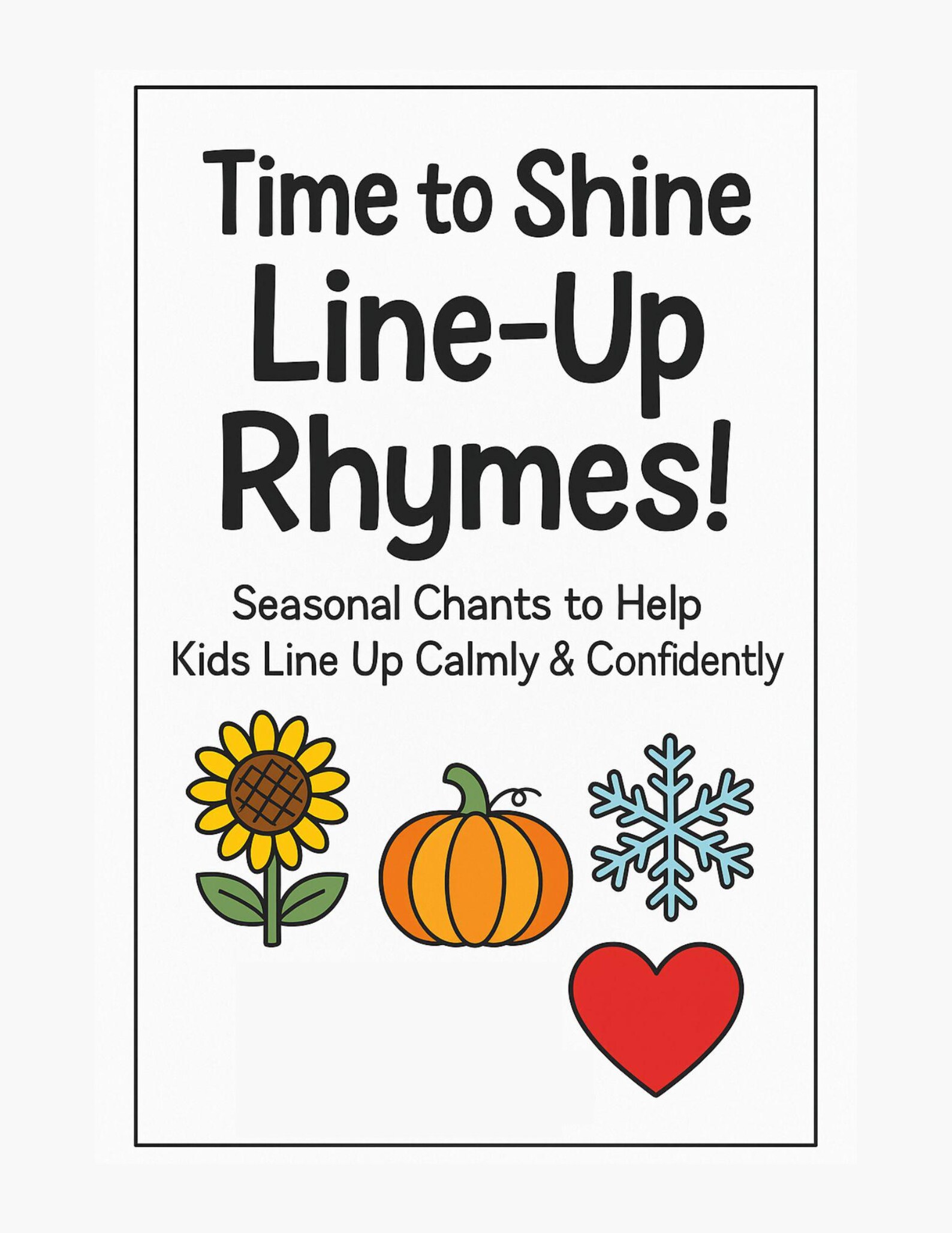 Classroom Line-up Chant Posters: Seasonal Poems for Calm Transitions - Etsy