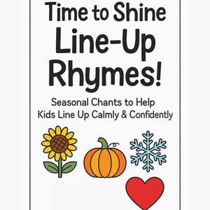 Classroom Line-up Chant Posters: Seasonal Poems for Calm Transitions - Etsy