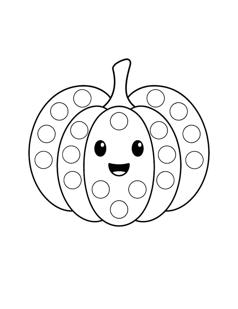 Thanksgiving Dot Art: Preschool Marker Activity Pages (printable) - Etsy
