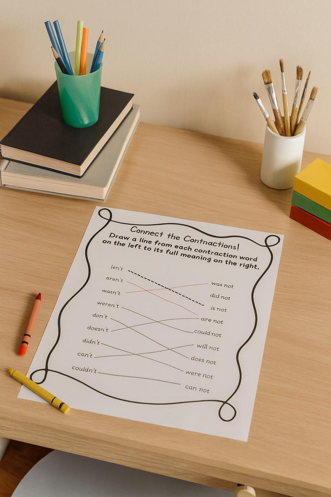 Printable Contractions Worksheet | ELA Morning Work for 1st–3rd Grade ...