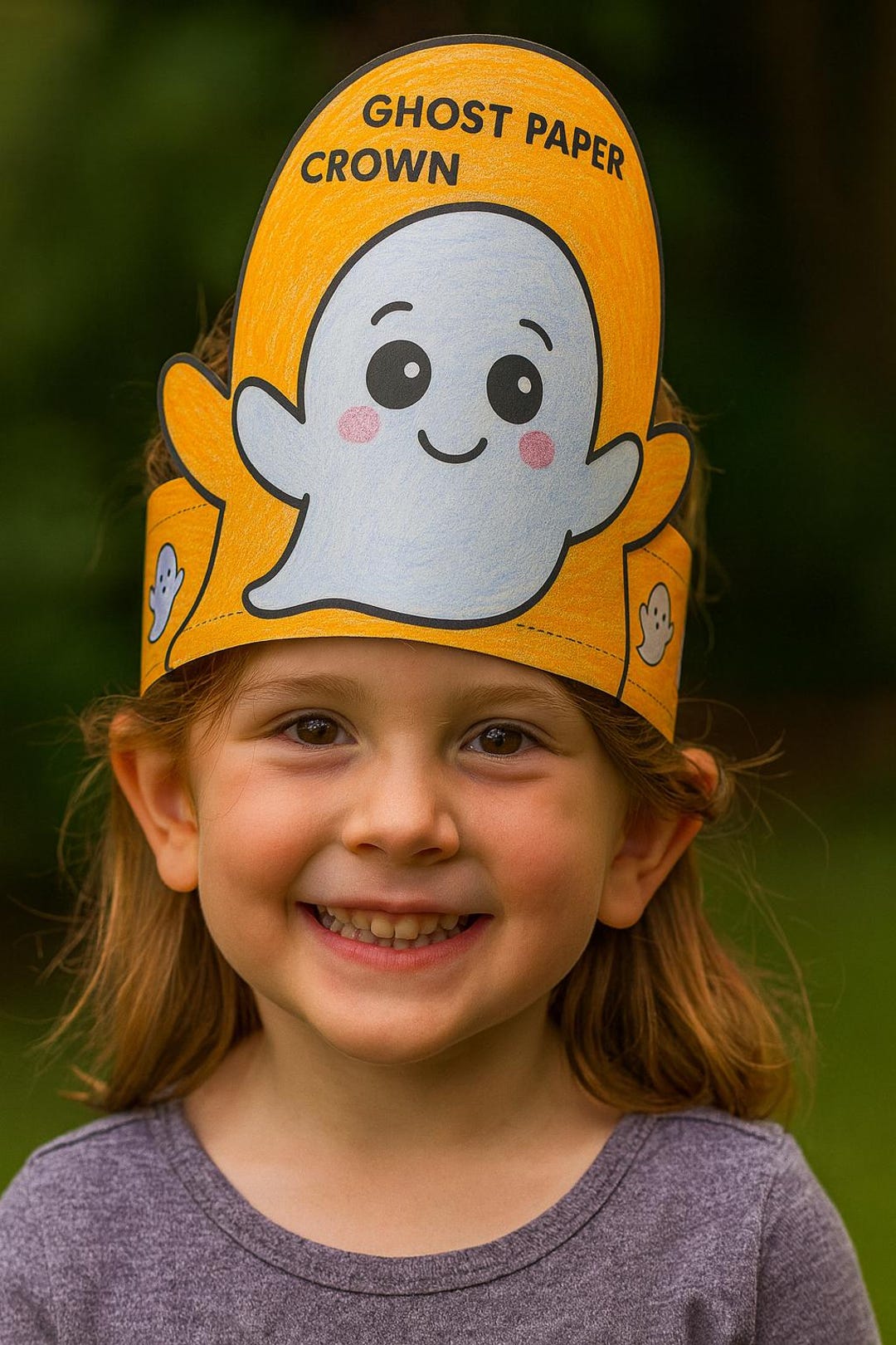 Halloween Ghost Crown Craft for Kids | No Prep Printable Classroom ...