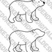 Polar Bear Name Craft | Winter Animal Activity for Preschool, Daycare ...