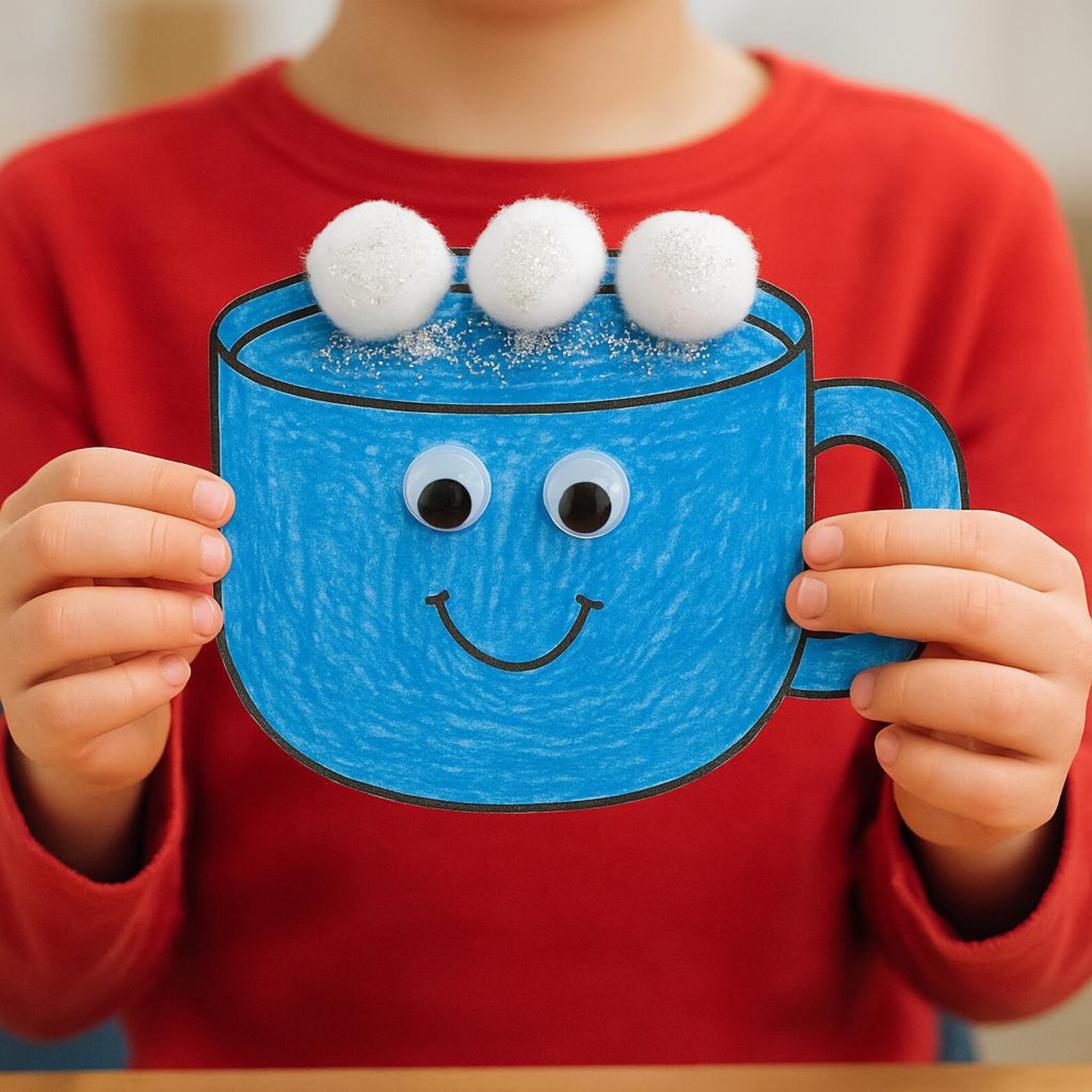 Build-a-cocoa Buddy Craft | Winter Hot Cocoa Mug Activity for Kids - Etsy