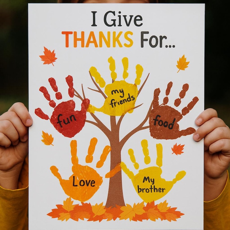 Handprint Tree - Etsy