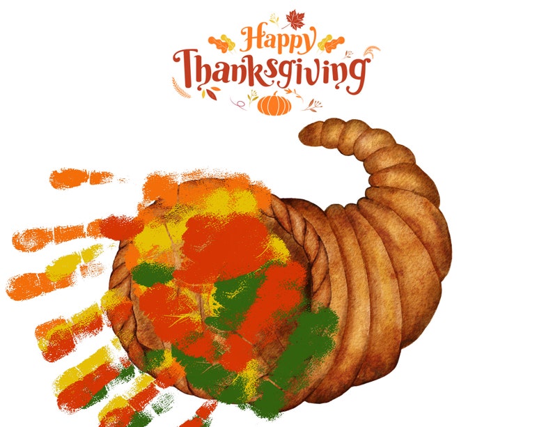 Thanksgiving Theme Handprint Craft. Toddler Activity. Toddler Art ...