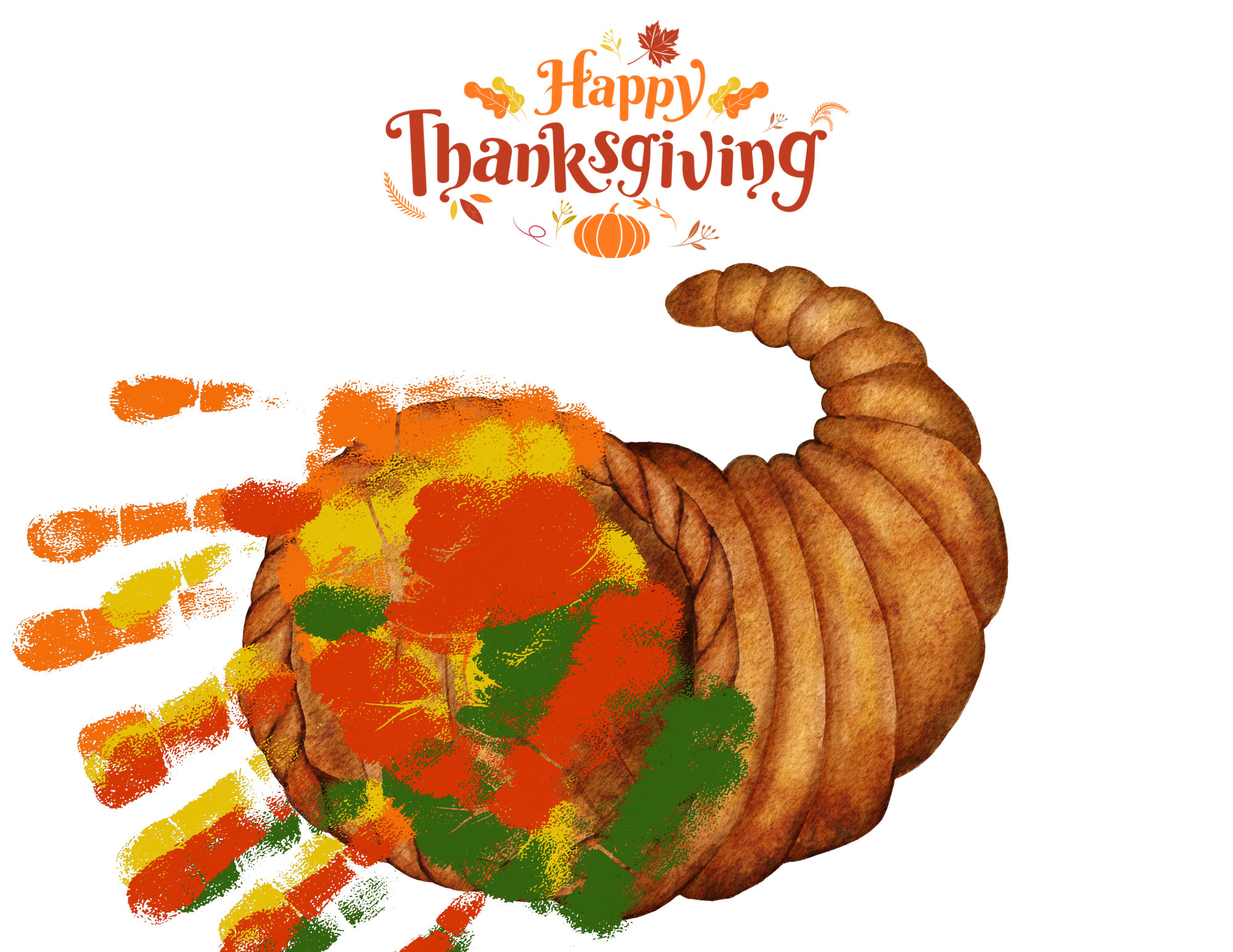 Thanksgiving Theme Handprint Craft. Toddler Activity. Toddler Art ...