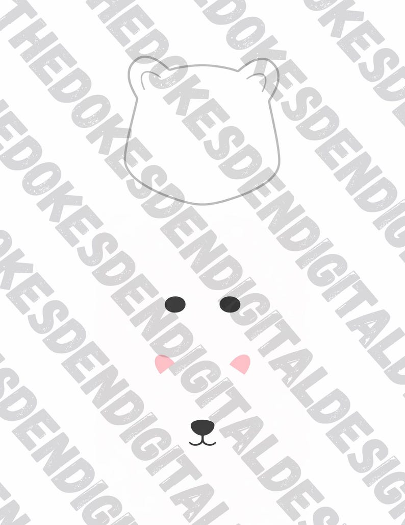 3D Polar Bear Craft – No Prep Winter Arctic Animal Activity for Kids - Etsy