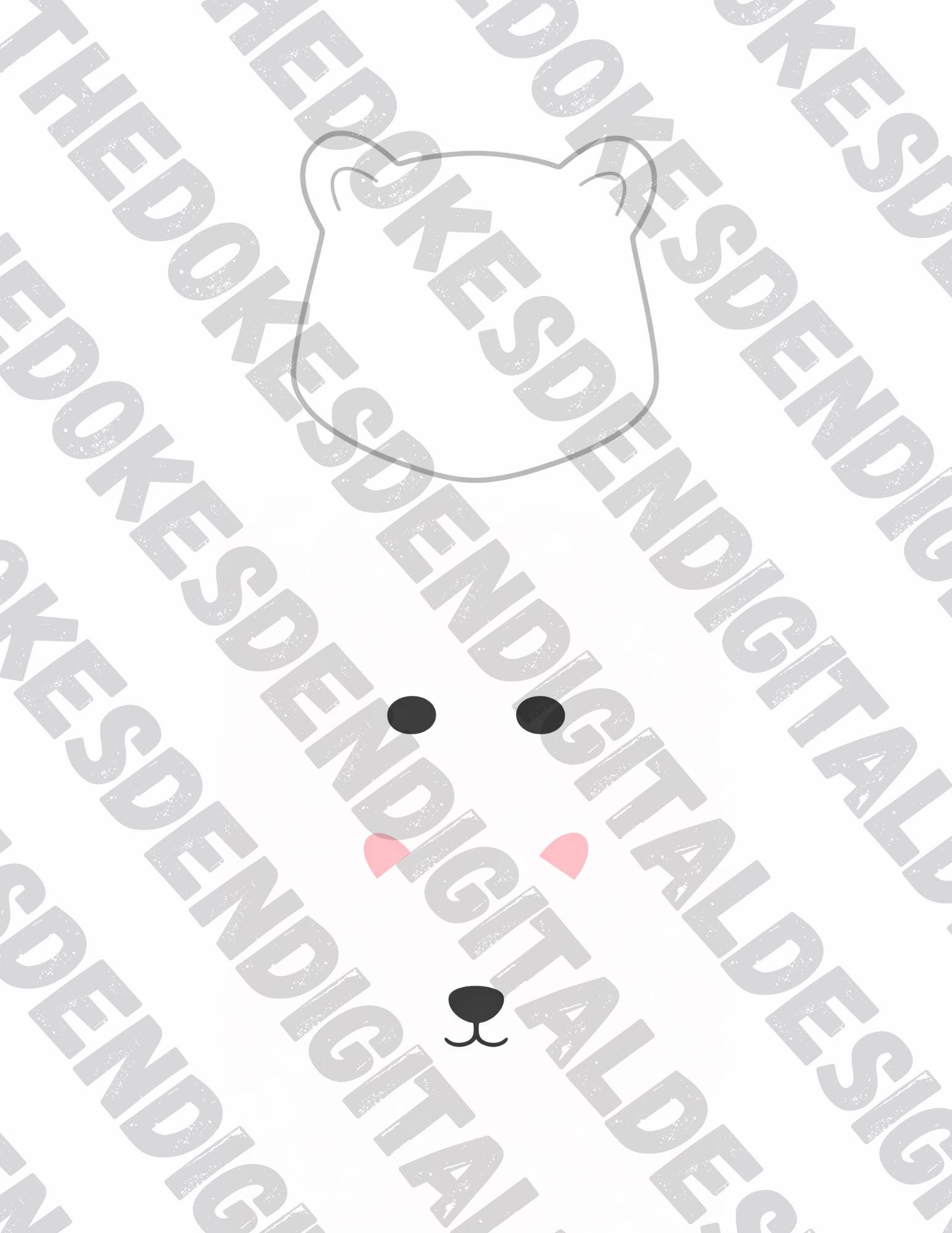 3D Polar Bear Craft – No Prep Winter Arctic Animal Activity for Kids - Etsy