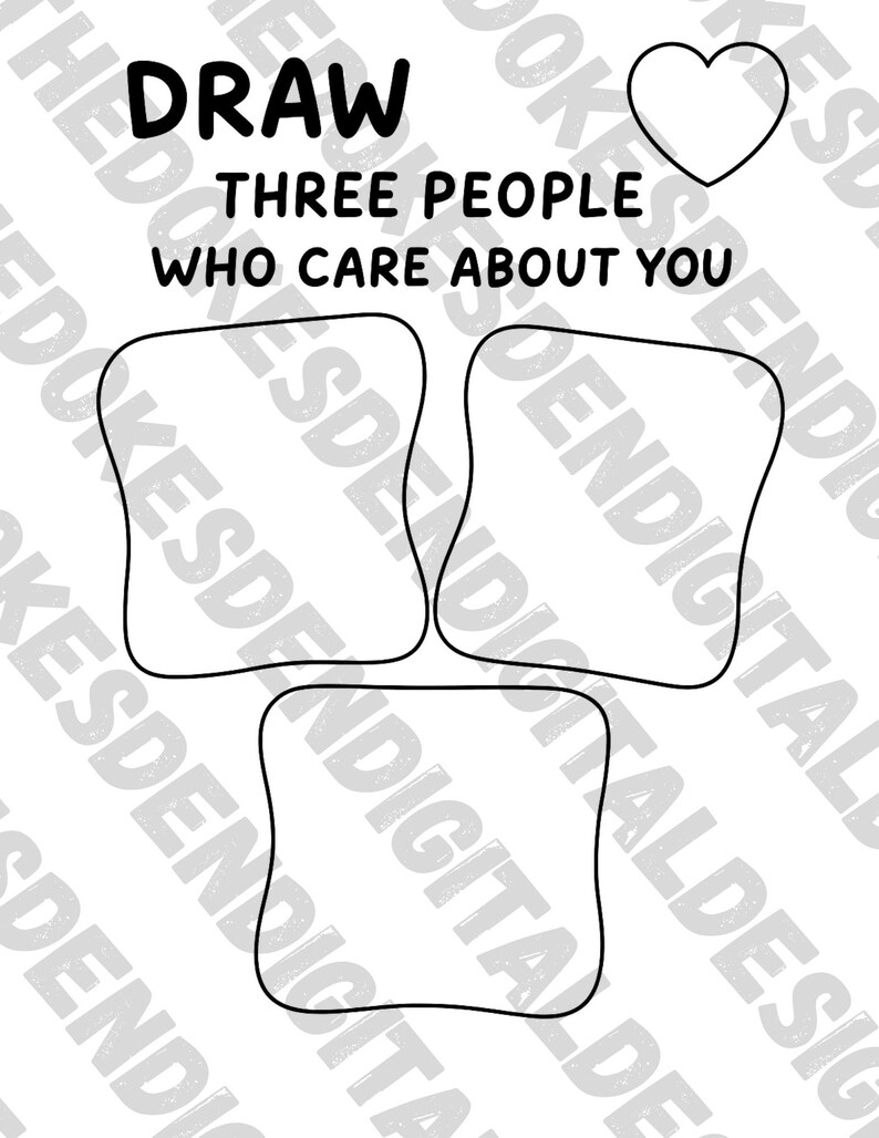 SEL Drawing Worksheets Bundle: Kids' Emotional Learning (PDF) - Etsy