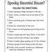 Printable Haunted House Drawing Activity | Fun Halloween Classroom ...