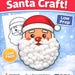 Cotton Ball Santa Craft for Kids – Easy Holiday Activity - Etsy