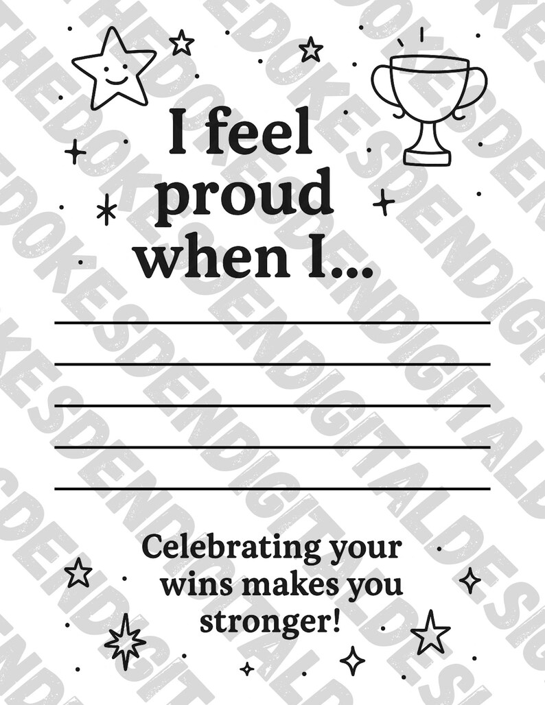 Printable SEL Worksheets Bundle: Kids Feelings & Emotions Activities - Etsy