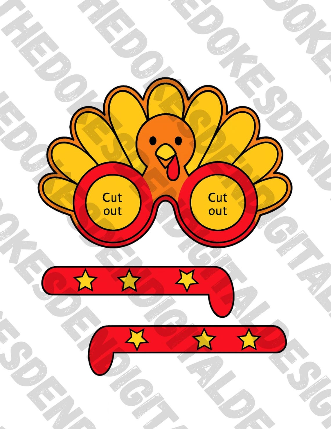 Thanksgiving Turkey Glasses Craft – Fun Classroom Activity Printable - Etsy