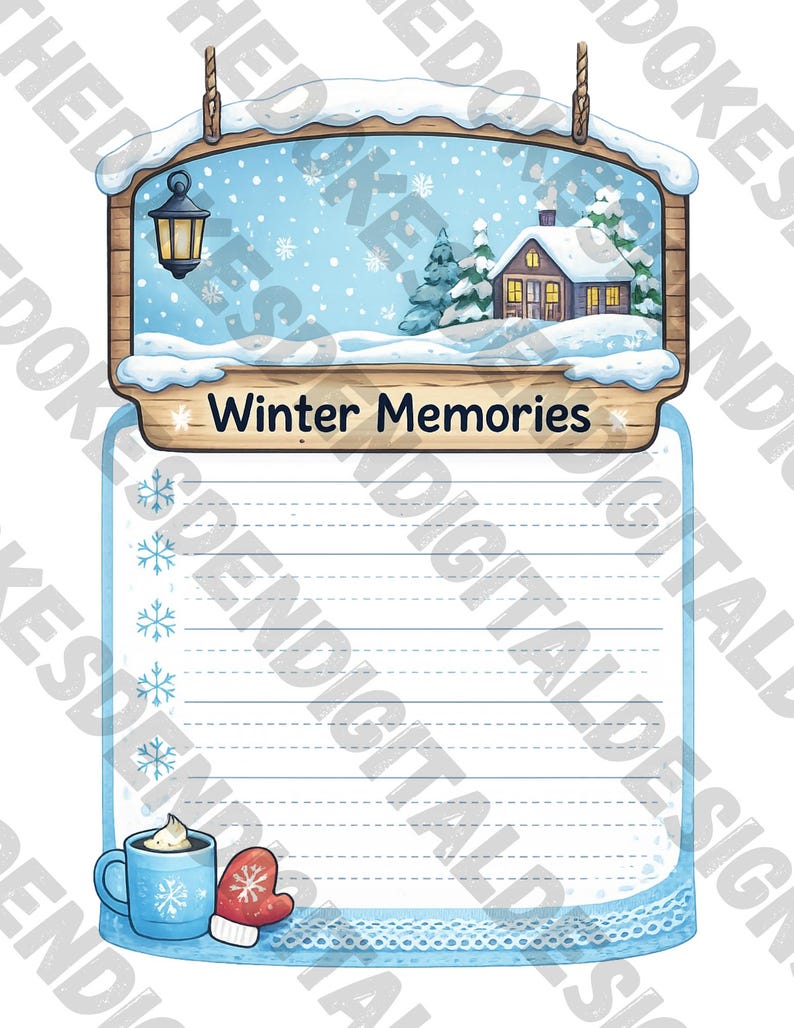 Winter Writing Pages for Kids | No Prep Seasonal Writing Activities - Etsy