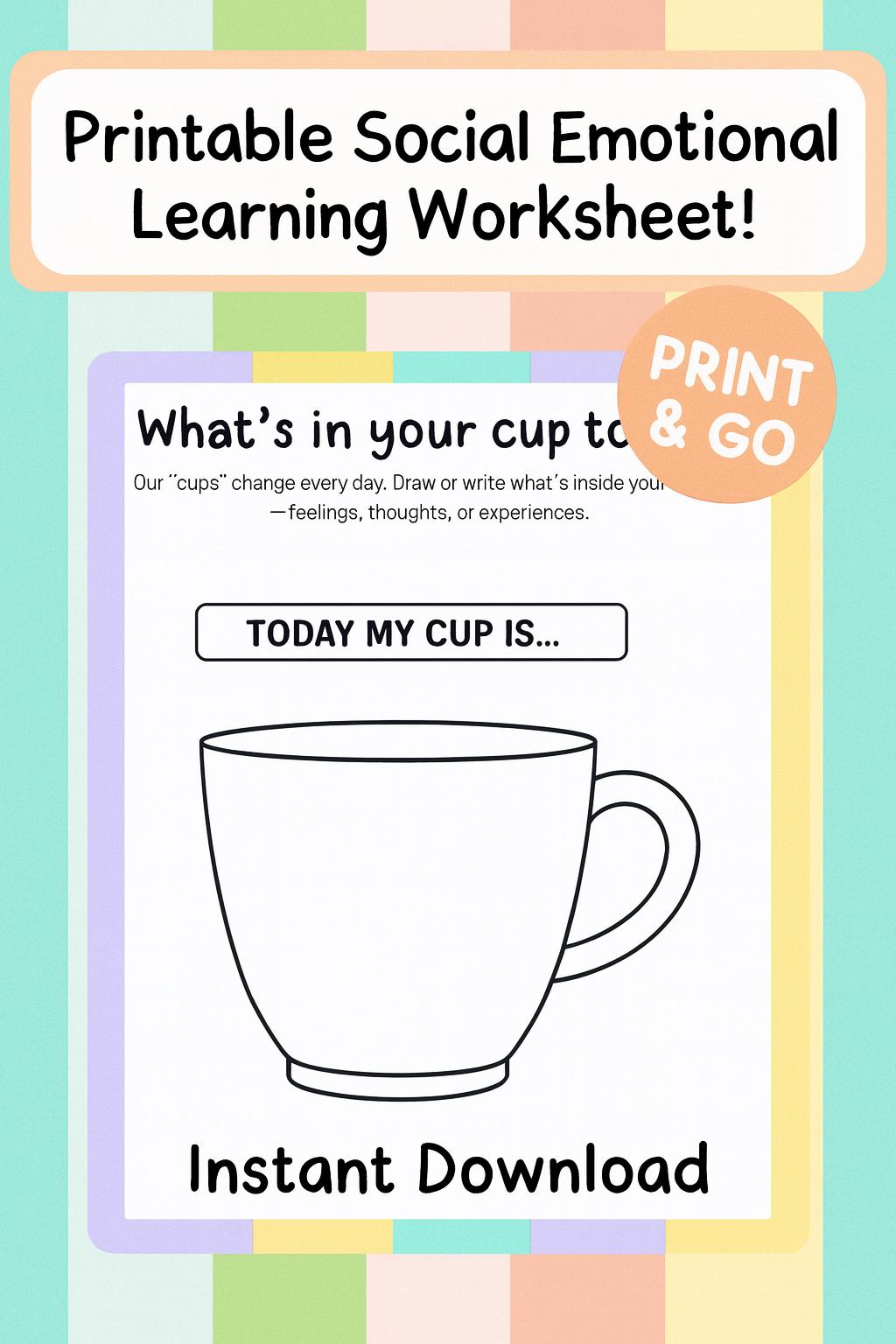 Feelings Check-in Worksheet: Social Emotional Learning (PDF Resource ...