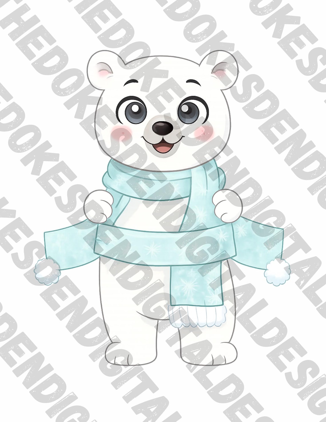Polar Bear Name Craft – Winter Name Activity for Preschool ...