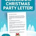 Christmas Classroom Party Parent Letter - Etsy