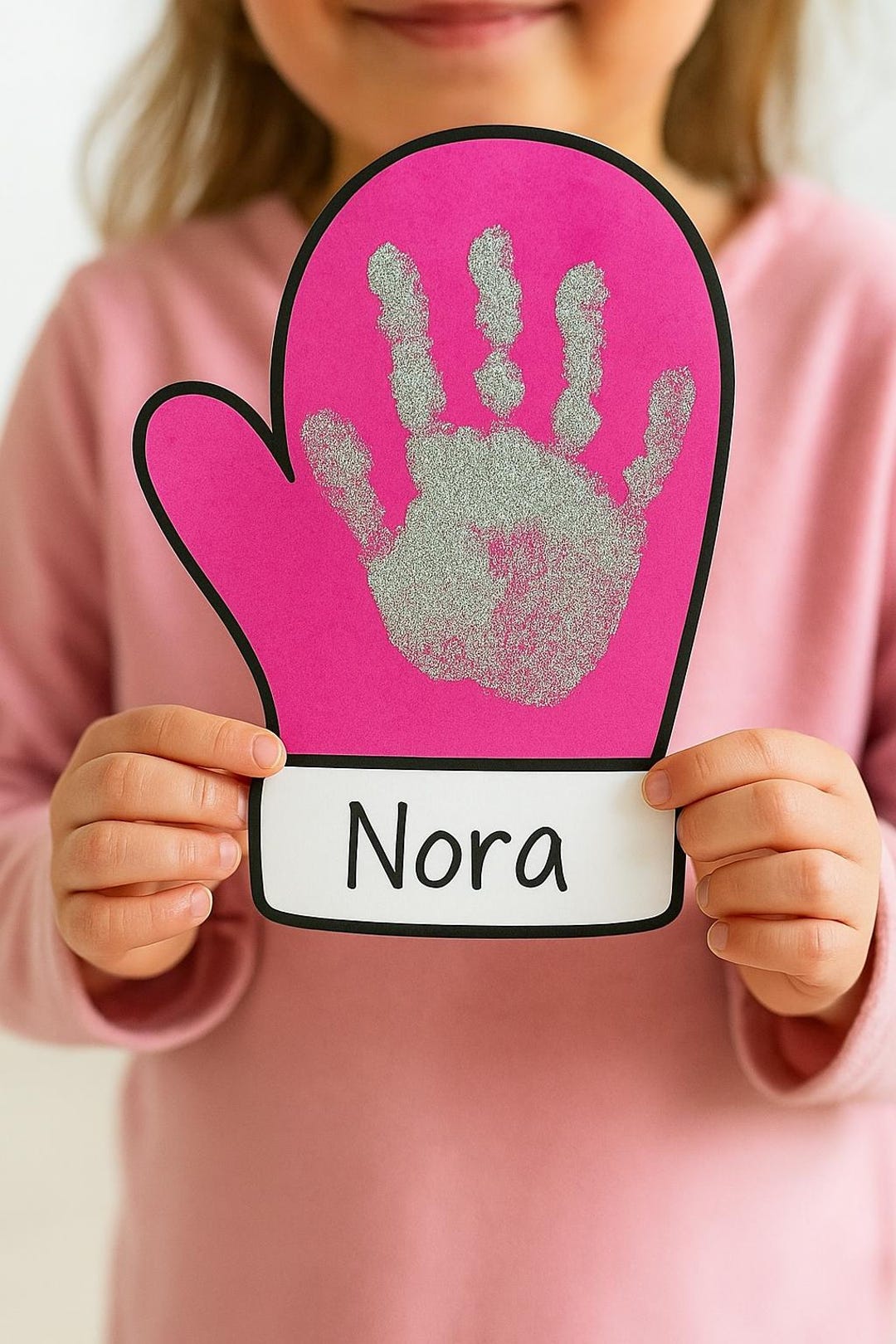 Winter Mitten Handprint Craft for Kids - Etsy