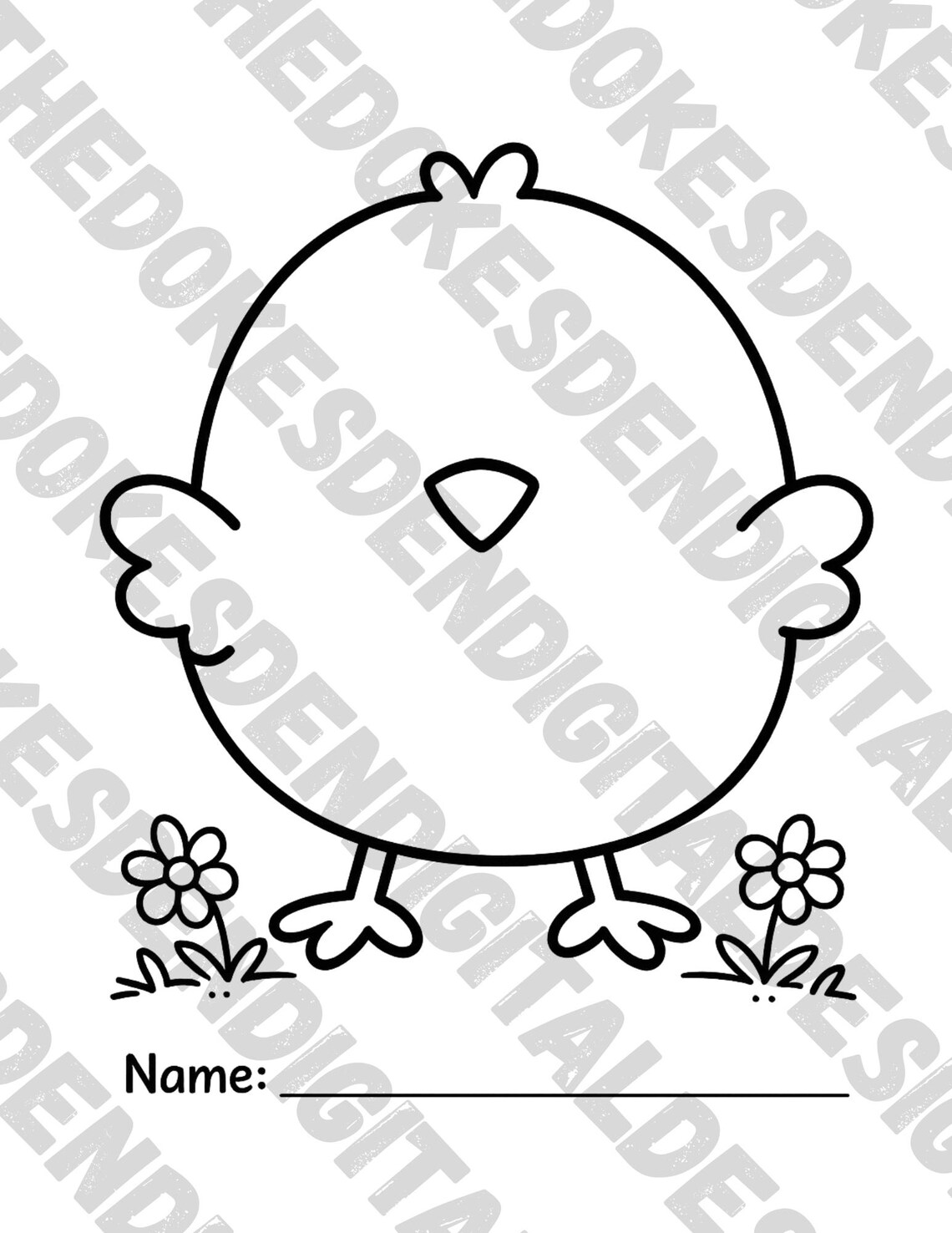 Scrap Paper Spring Chick Craft | Preschool Easter Art Activity ...