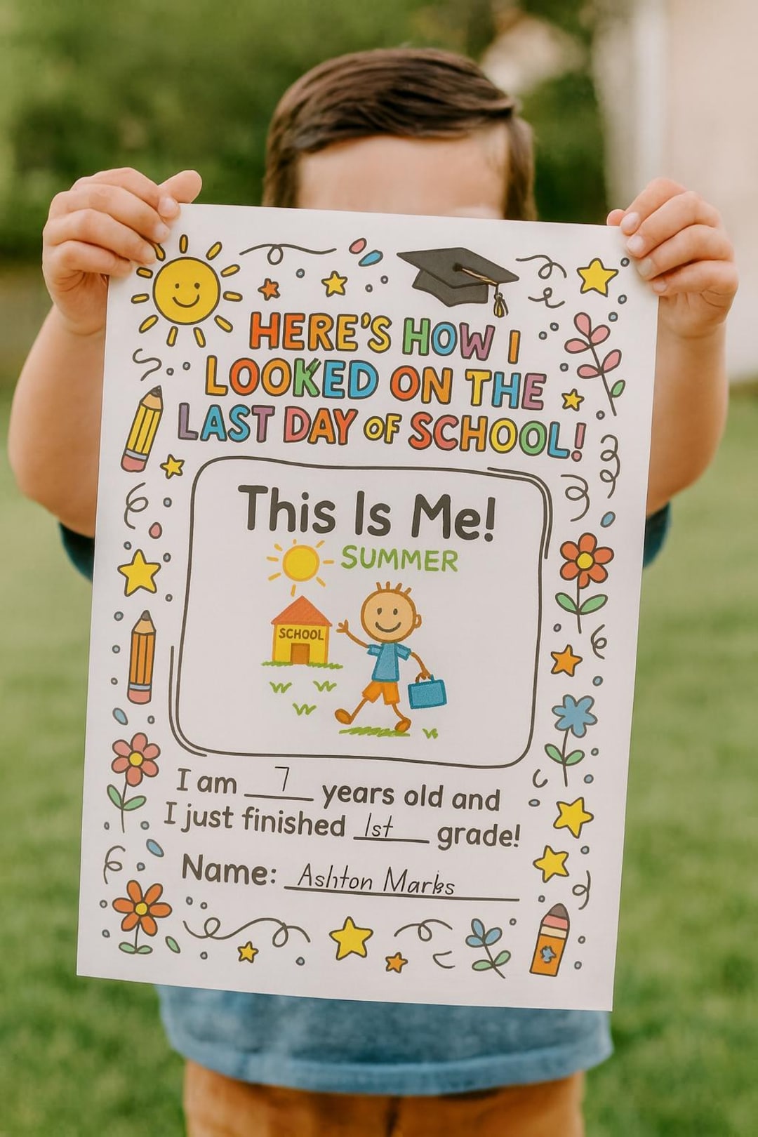 Printable Last Day of School Keepsake for Classrooms - Etsy