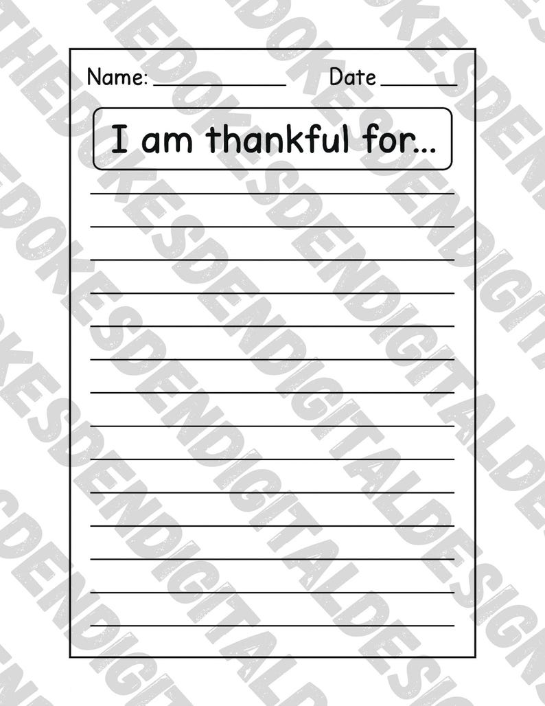 Turkey Time Thankful Writing Craft | Thanksgiving Classroom Activity - Etsy
