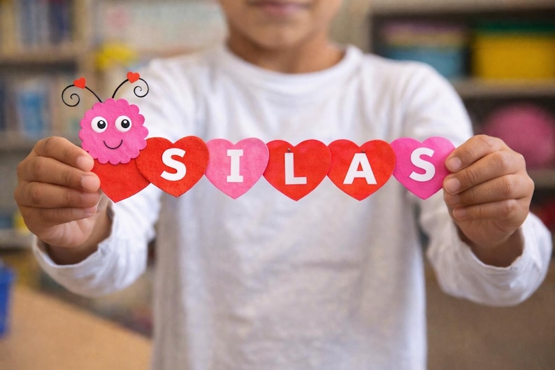 Love Bug Name Builder Craft | Valentine’s Day Name Activity for ...