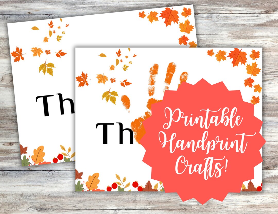 Thanksgiving Theme Handprint Craft. Toddler Activity. Toddler Art ...