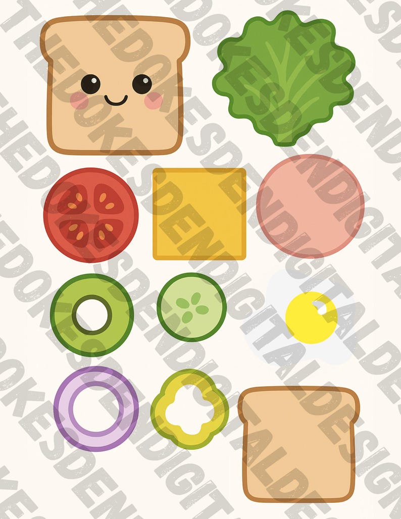 Build a Sandwich Printable Craft for Kids – Fun Busy Bag for Classrooms ...