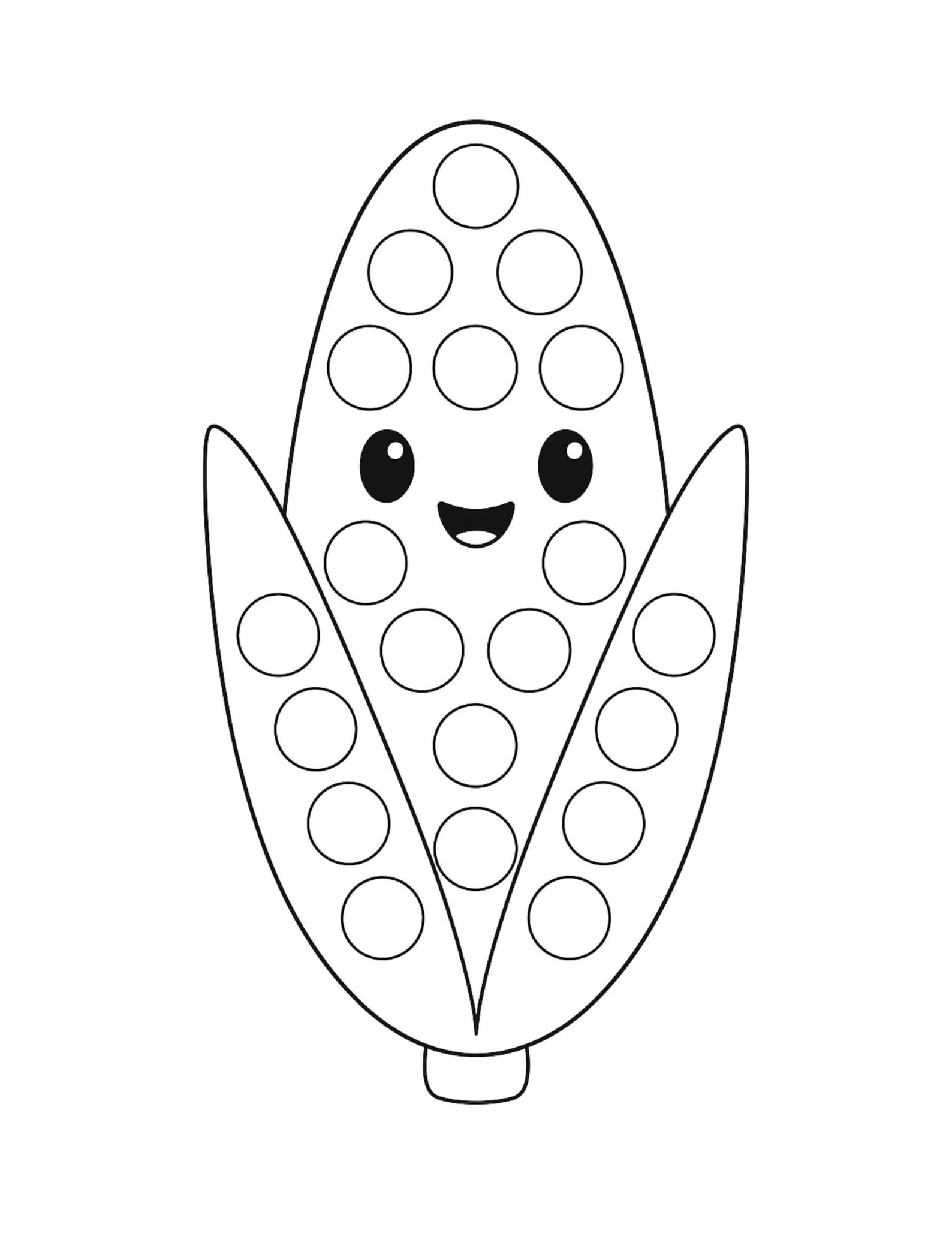 Thanksgiving Dot Art: Preschool Marker Activity Pages (printable) - Etsy