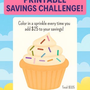 Color-in Savings Challenge: Money Tracker (printable PDF) - Etsy