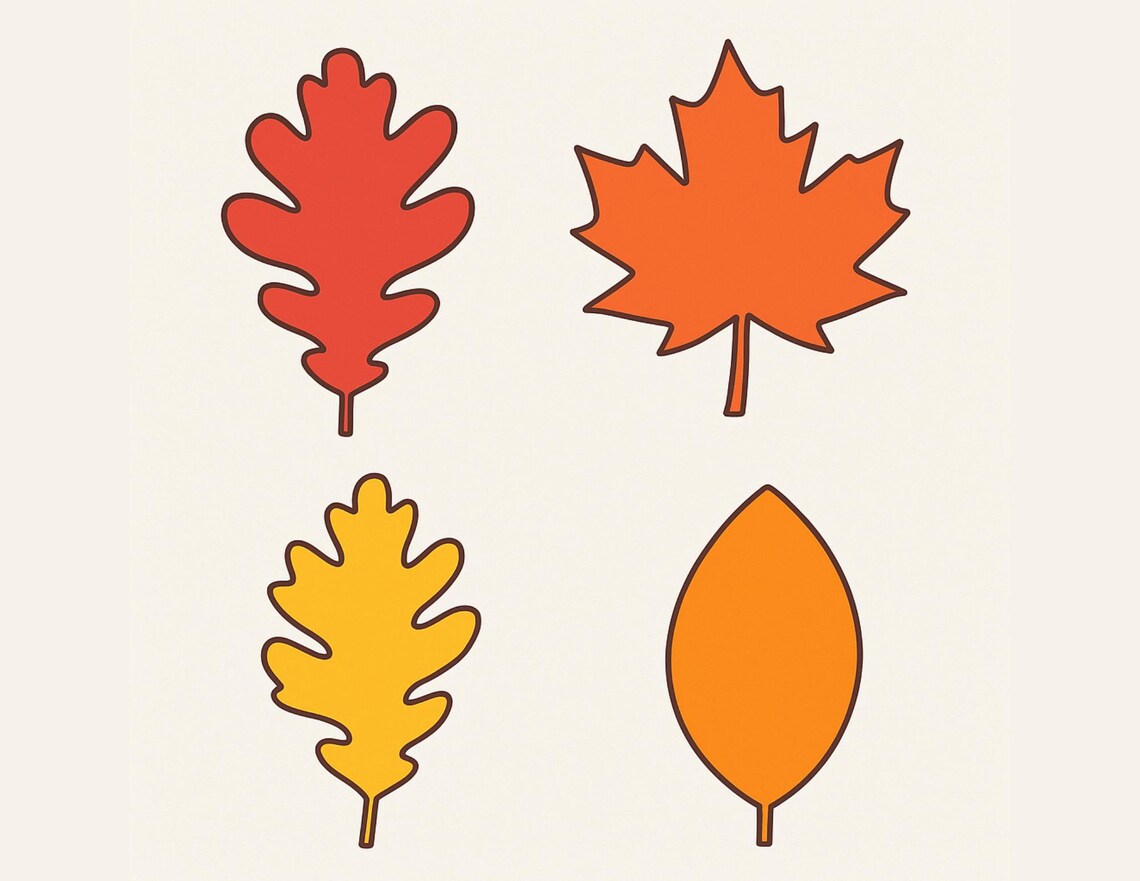 Fall Leaf Paper Crown Craft for Kids | Printable Autumn Headband ...